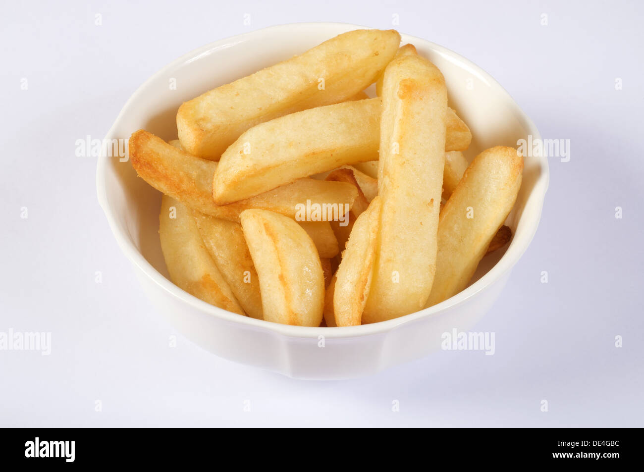 Handmade thickly-cut chips Stock Photo - Alamy