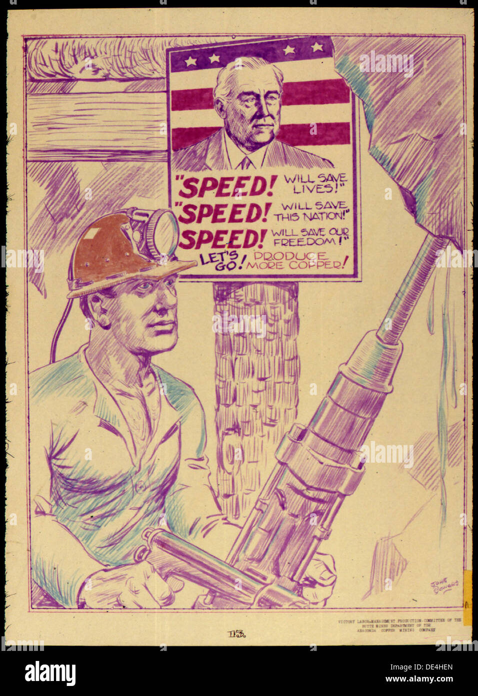 This World War II-era propaganda poster emphasizes the importance of ...