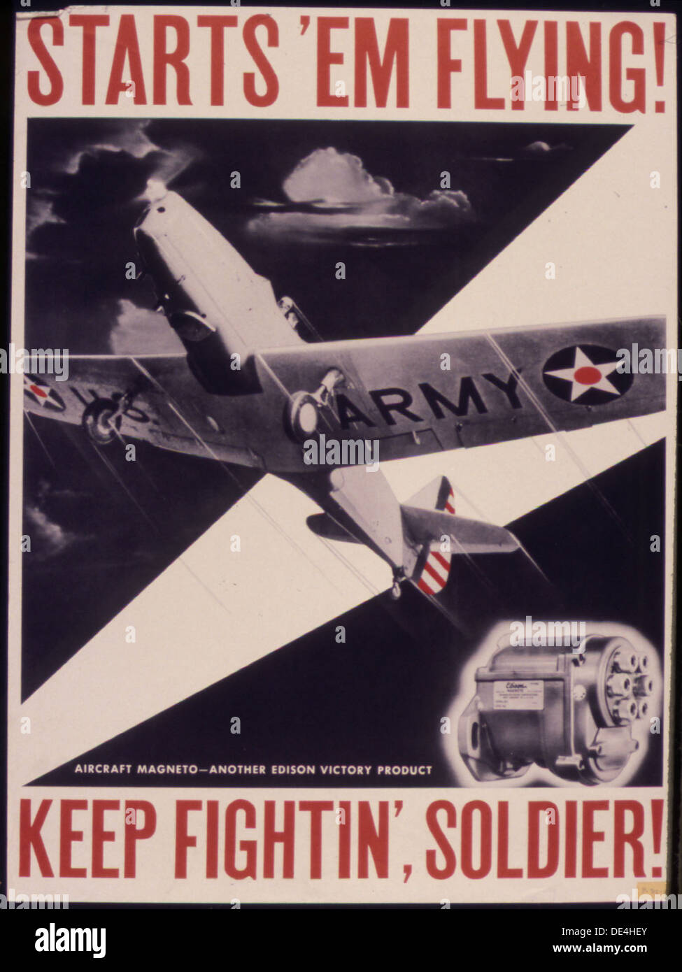 This World War II propaganda poster encourages citizens to support the ...