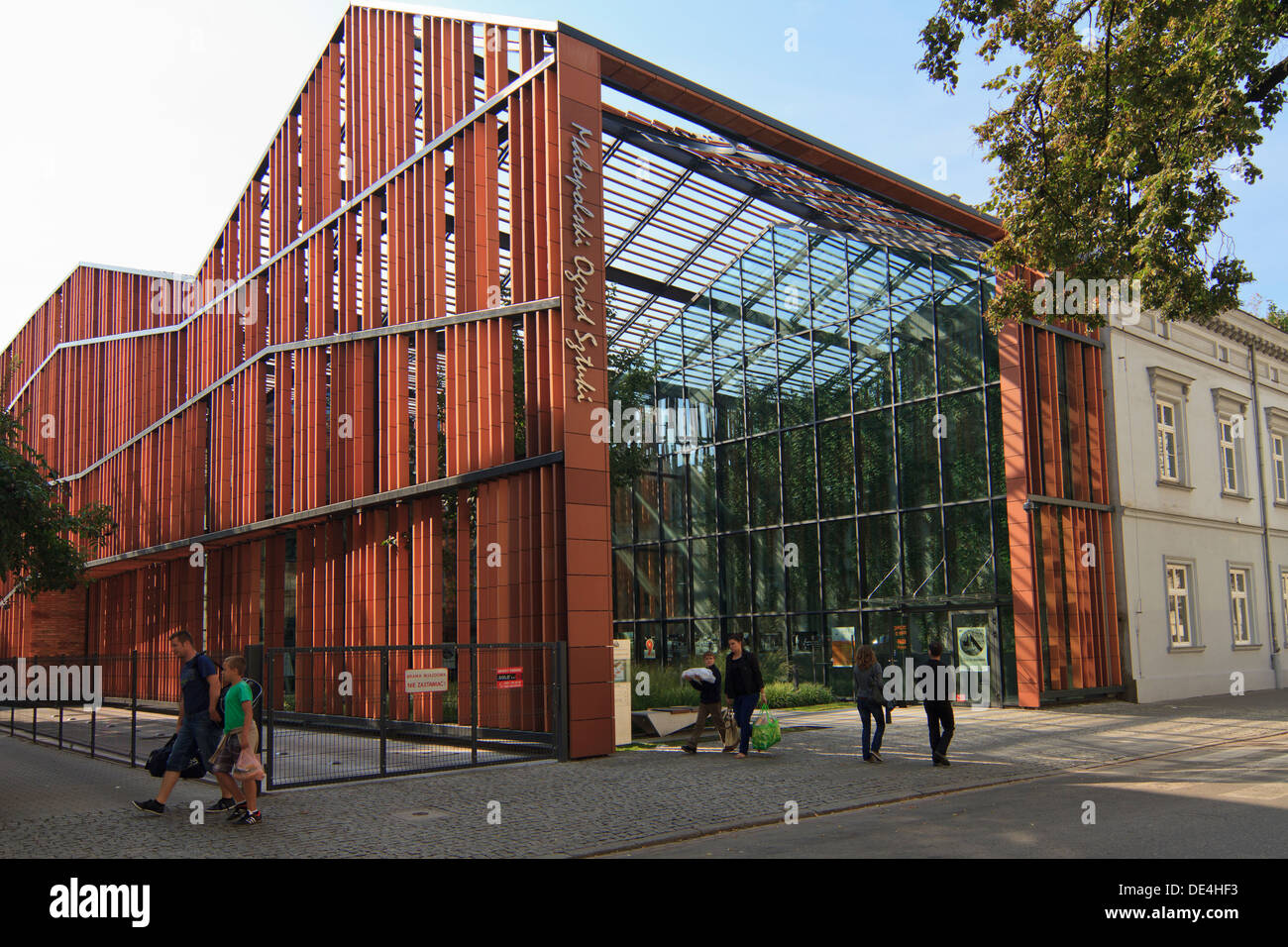 Malopolski Ogrod Sztuki, modern architecture, Krakow, Poland Stock ...