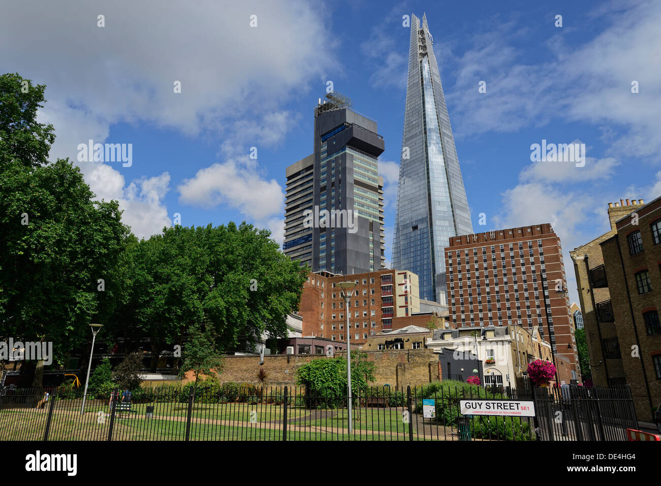 The Shard skyscraper landmark next to Guy's and St Thomas' hospital ...