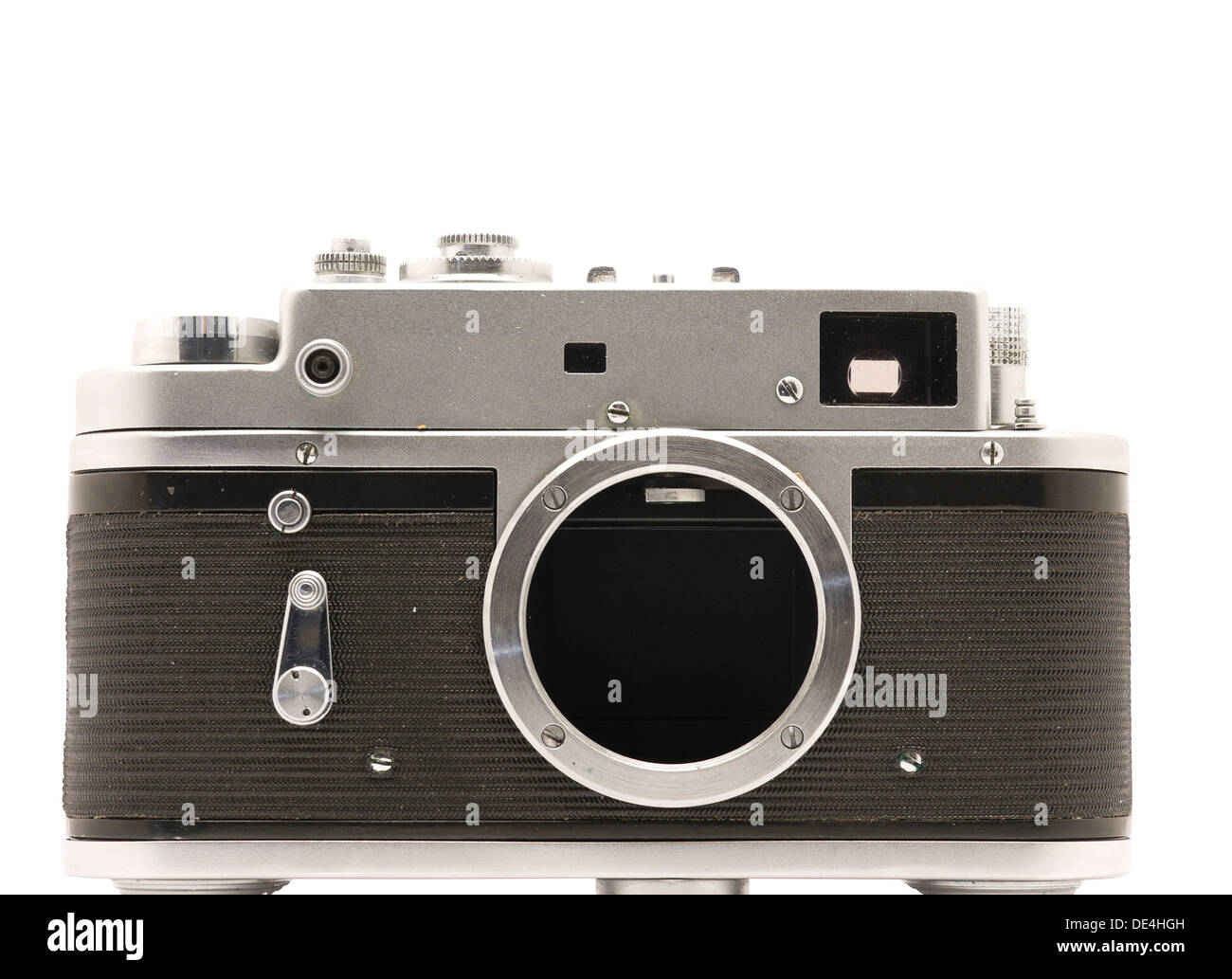 Camera on a white background Stock Photo - Alamy