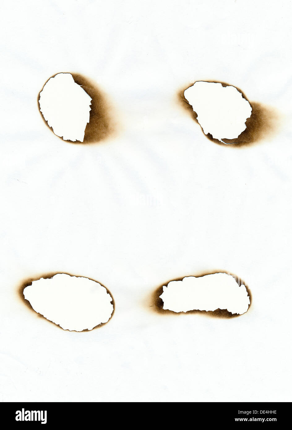 Burnt White paper Stock Photo - Alamy