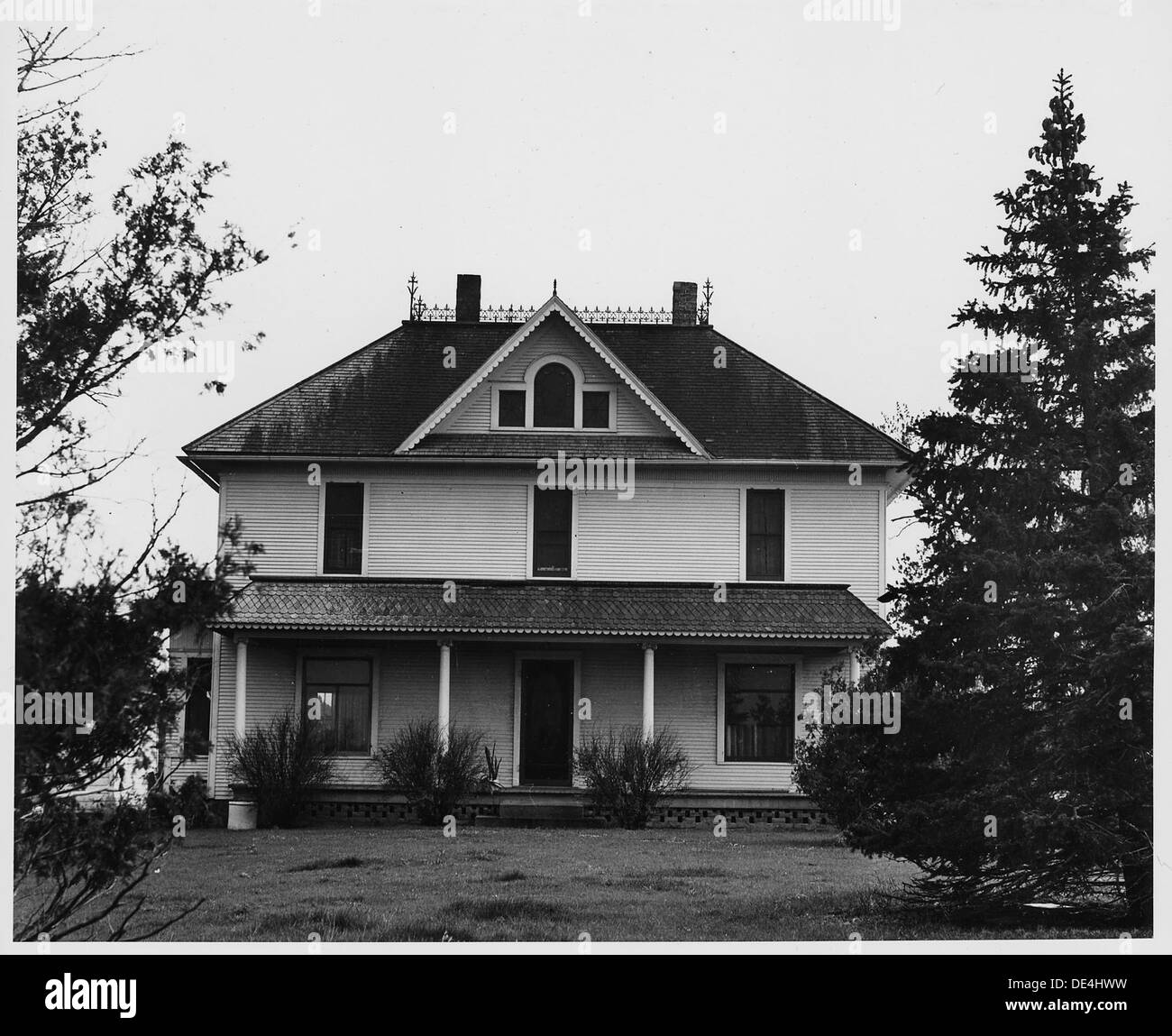 Two large farm homes near Irwin in Shelby County, Iowa, are owned and ...