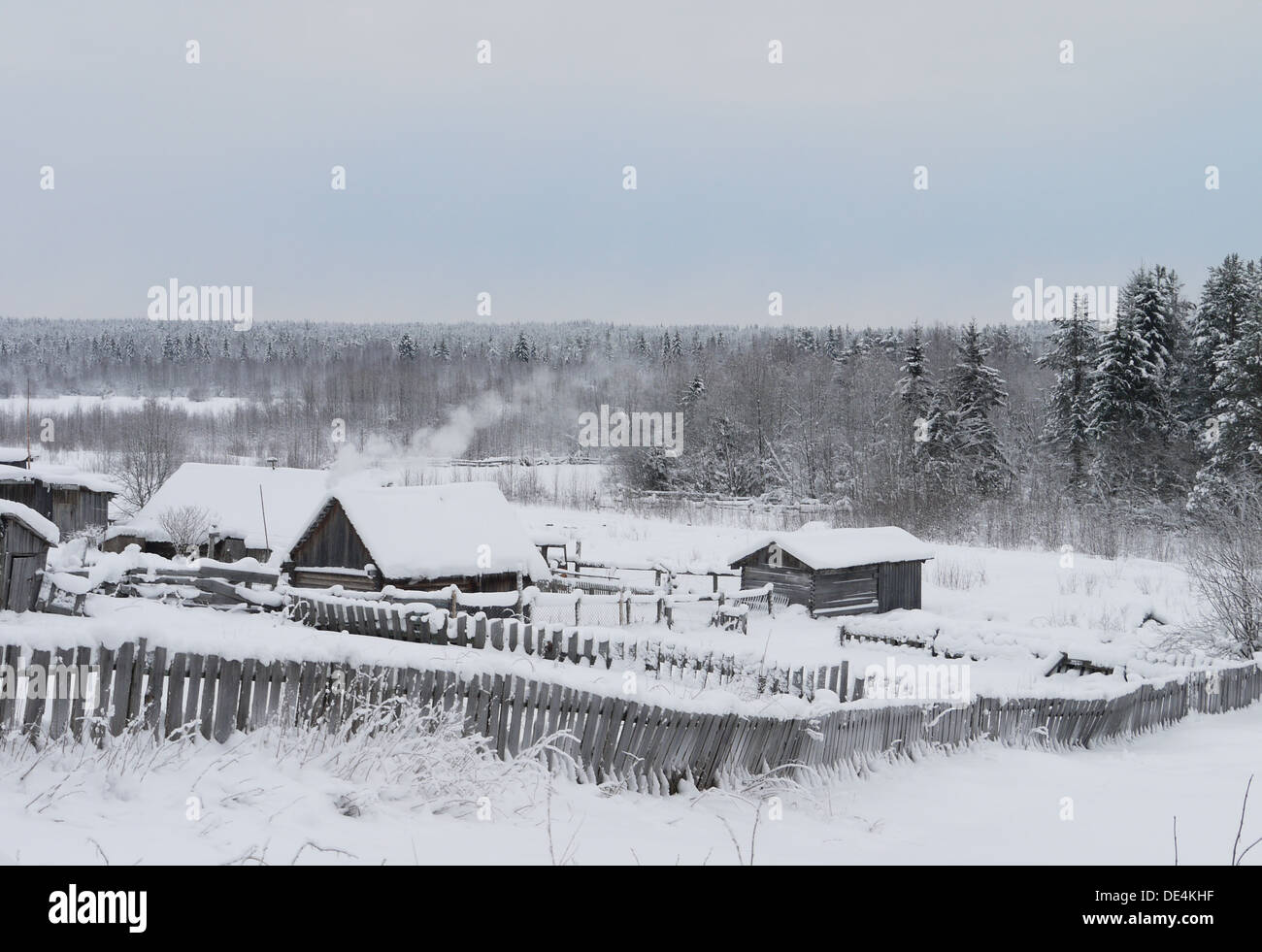 Ice and the idyllic village hi-res stock photography and images - Alamy