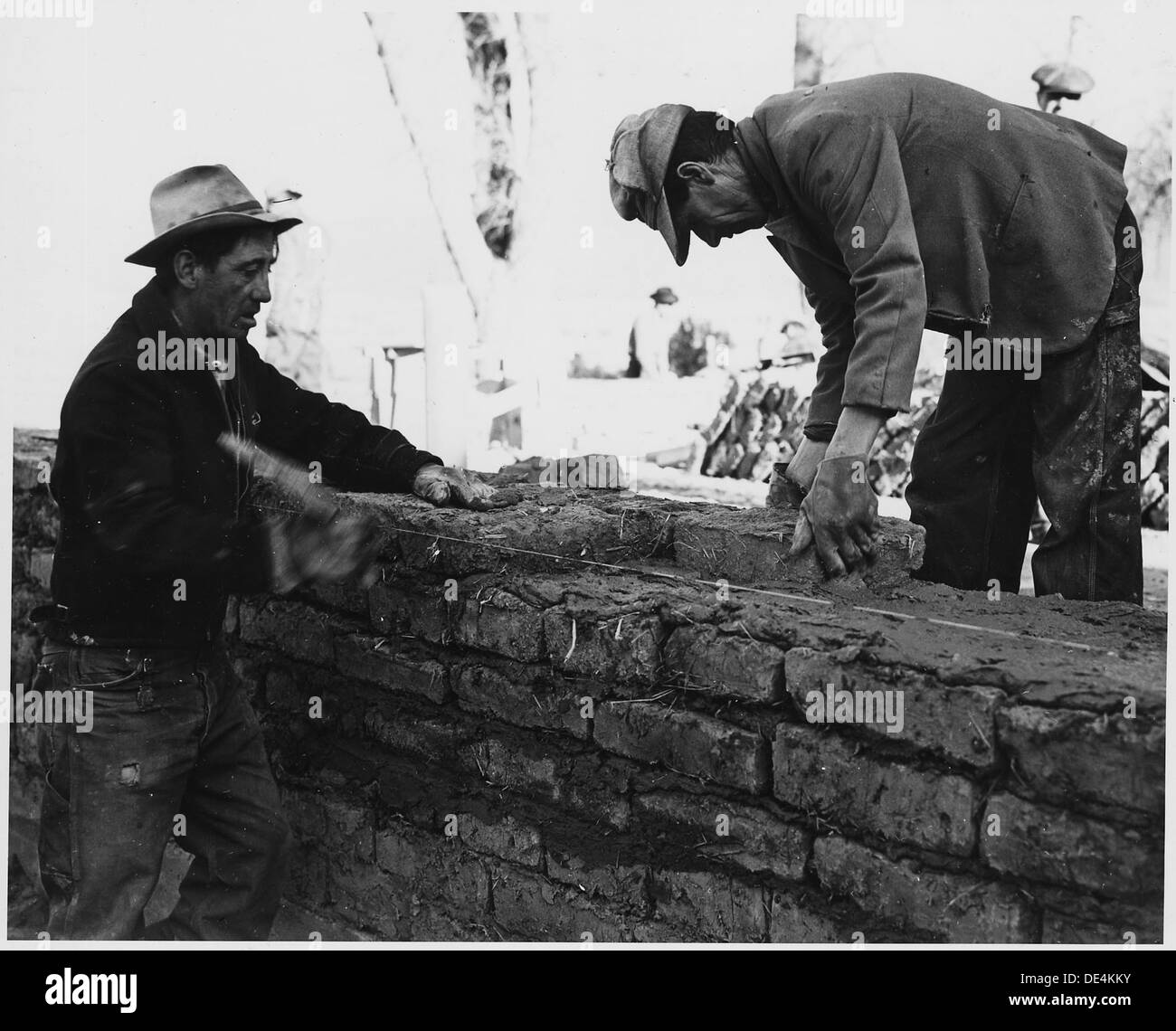 Methods of laying bricks Black and White Stock Photos & Images - Alamy