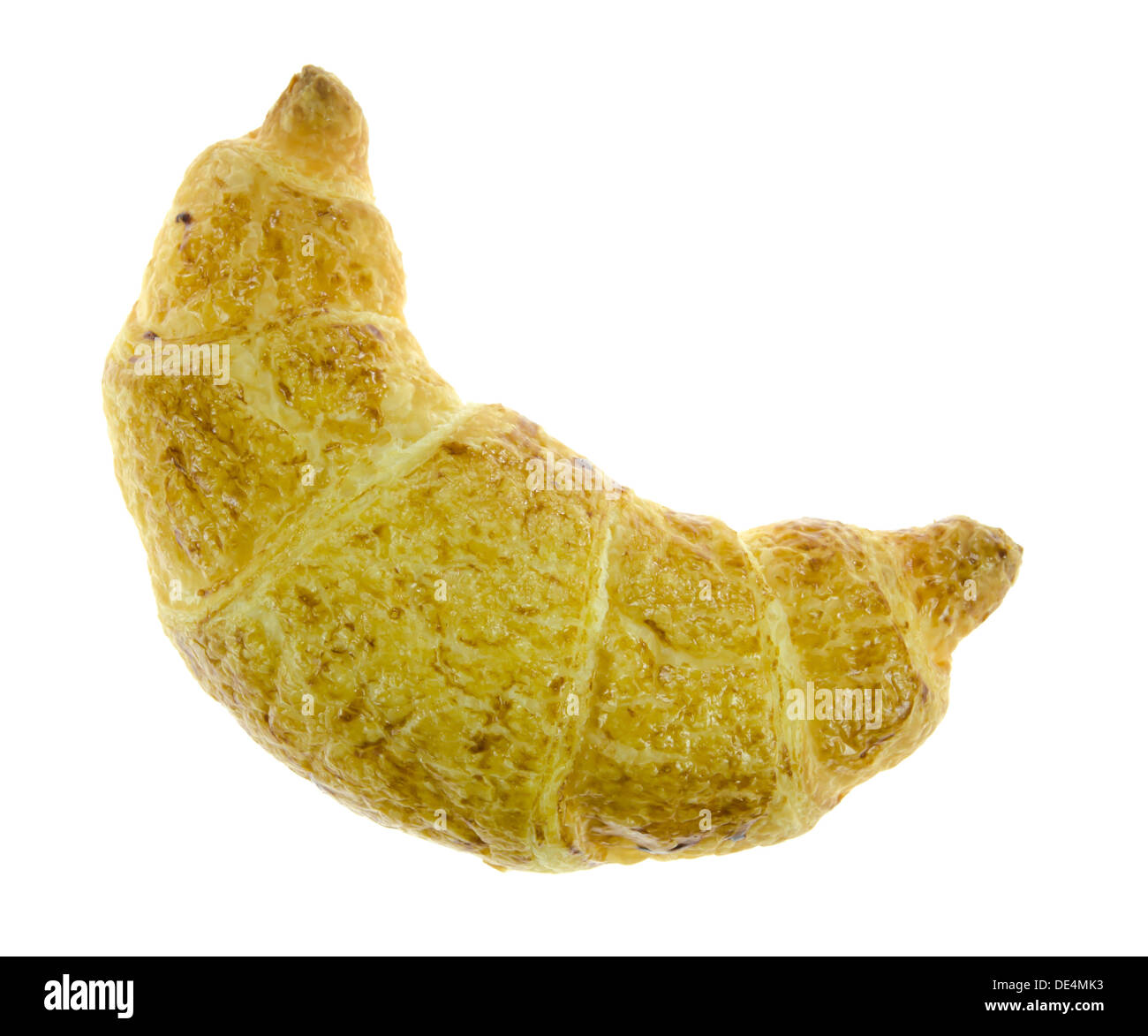 top view of croissants over white background Stock Photo - Alamy
