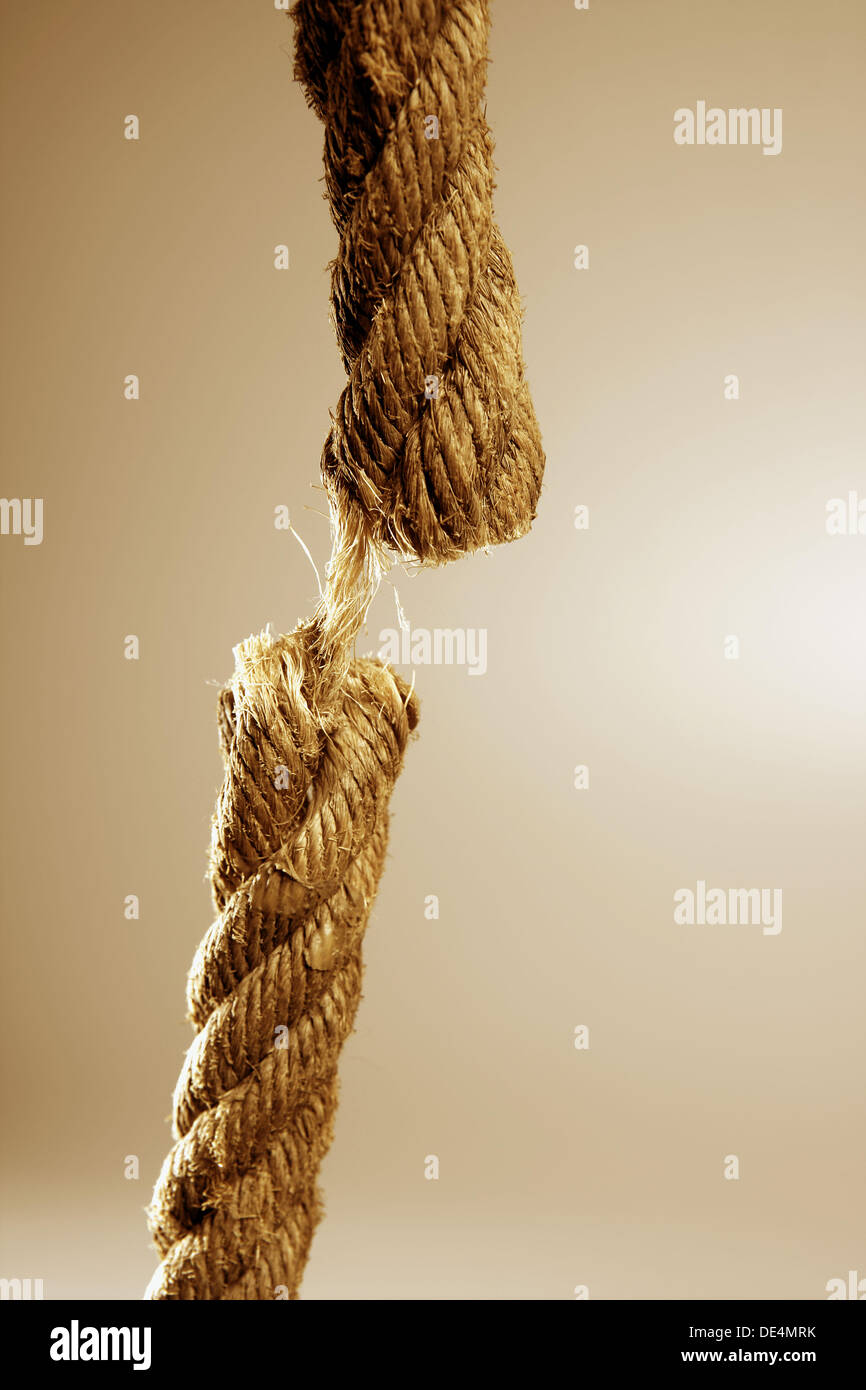 Breaking rope hi-res stock photography and images - Alamy