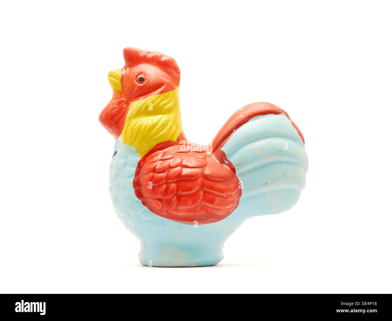 Ceramic figure "Hen" on a white background Stock Photo - Alamy
