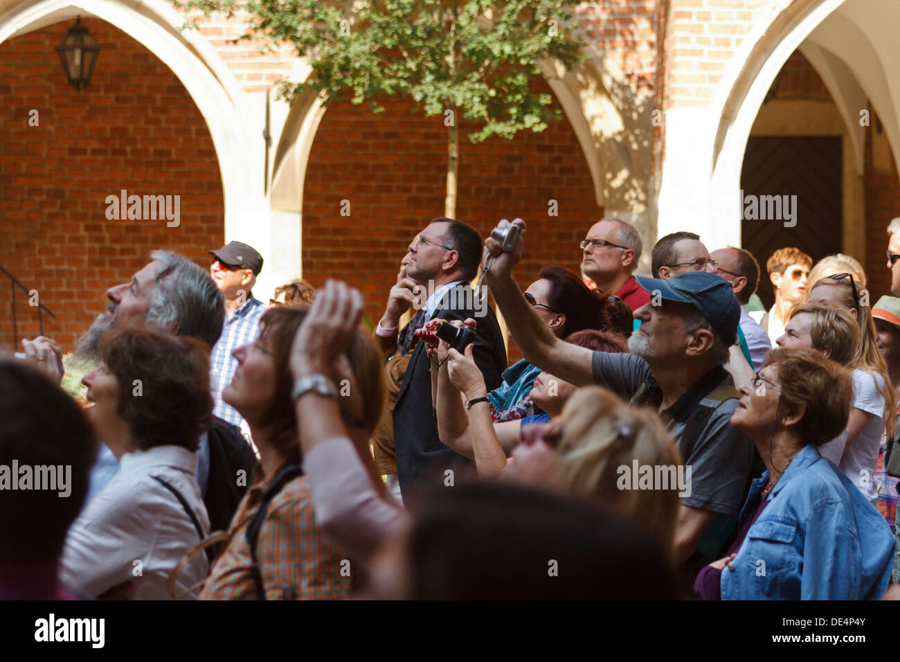 Clock With Moving Figures Stock Photos & Clock With Moving Figures ...