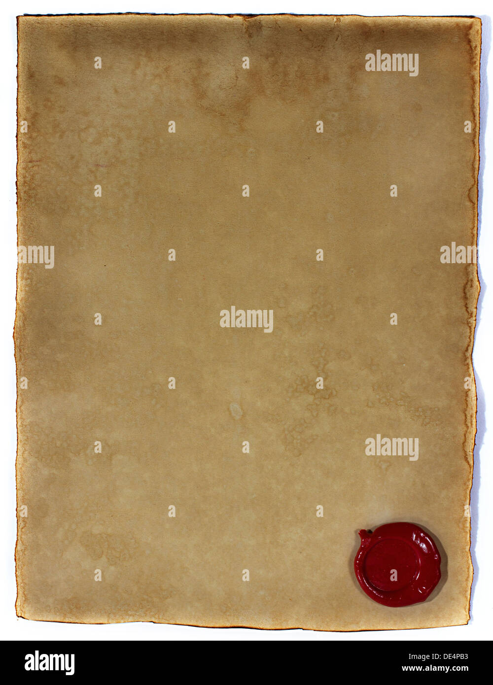 Old Blank Letter Paper