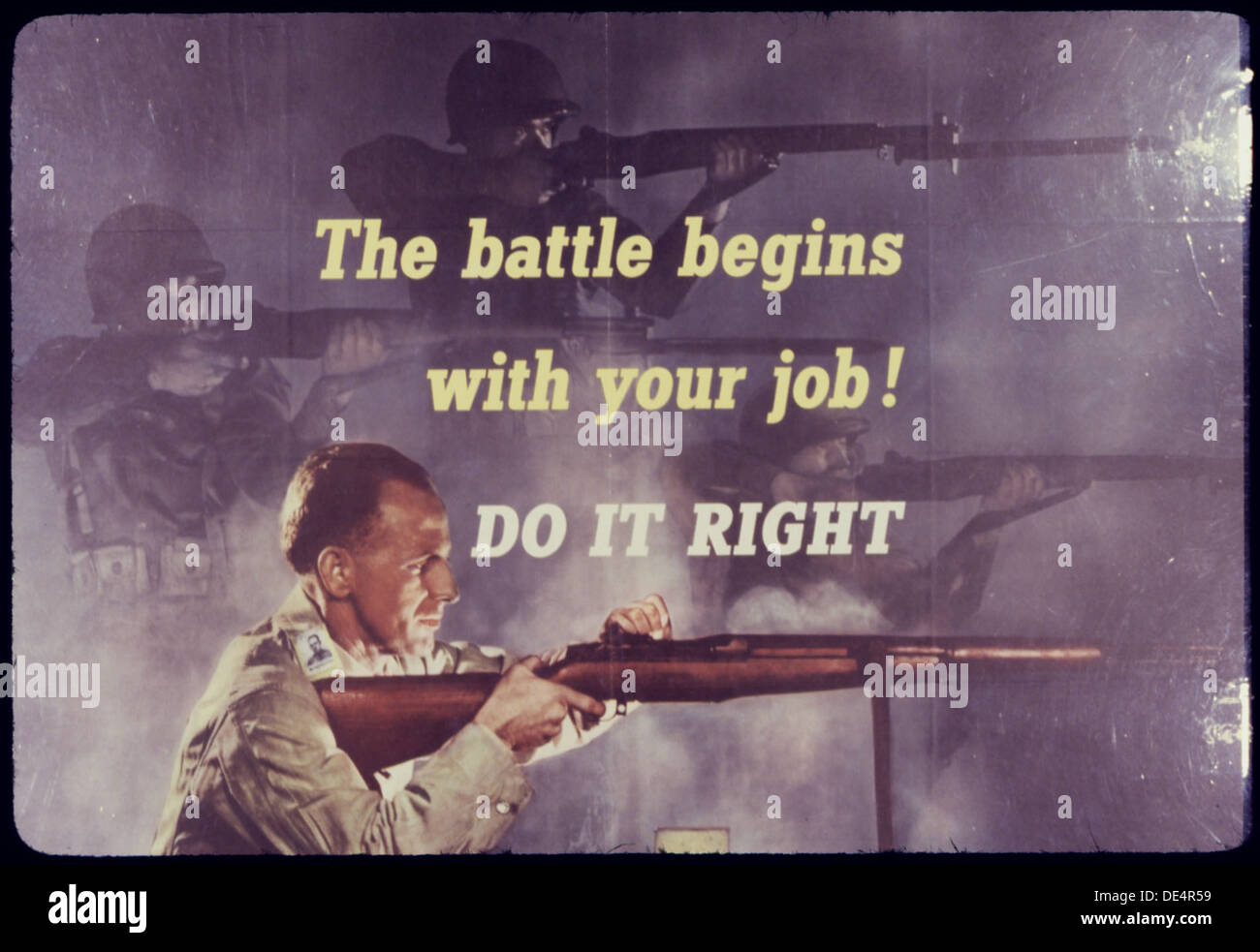 This World War II propaganda poster highlights the role of civilian ...