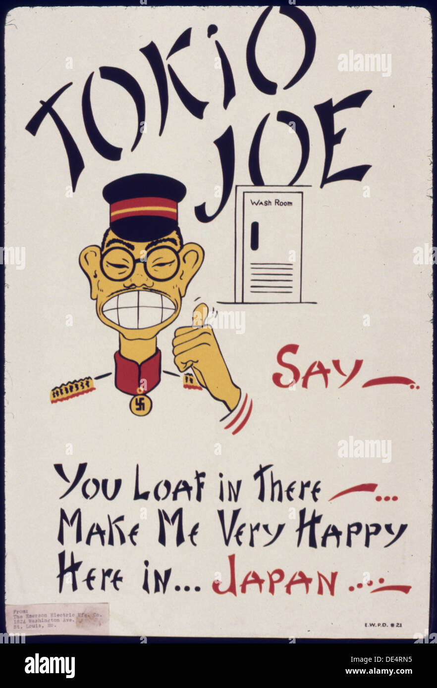 Caricature japanese war hi-res stock photography and images - Alamy