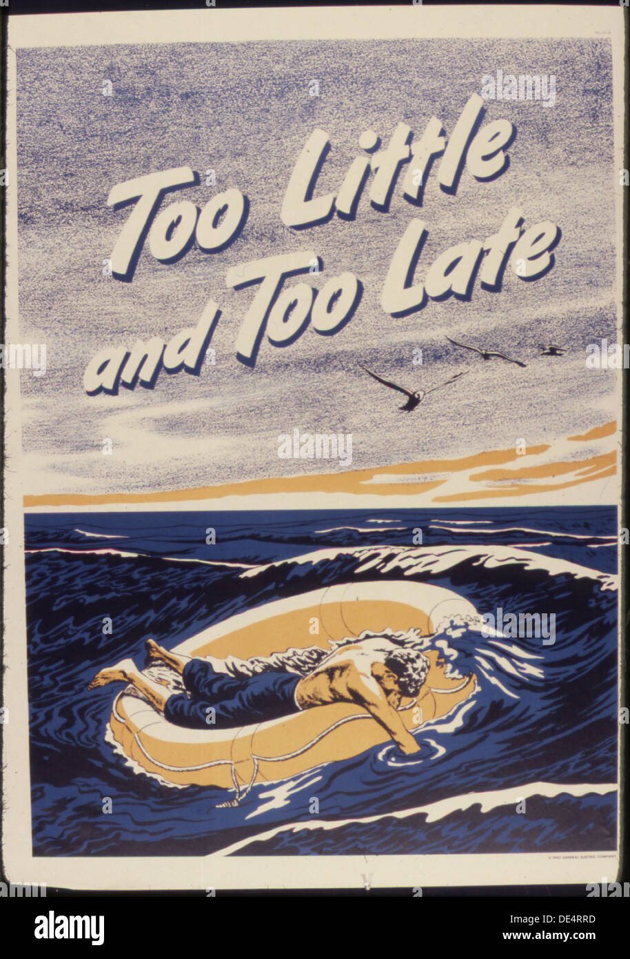 Too little and too late 534913 Stock Photo - Alamy