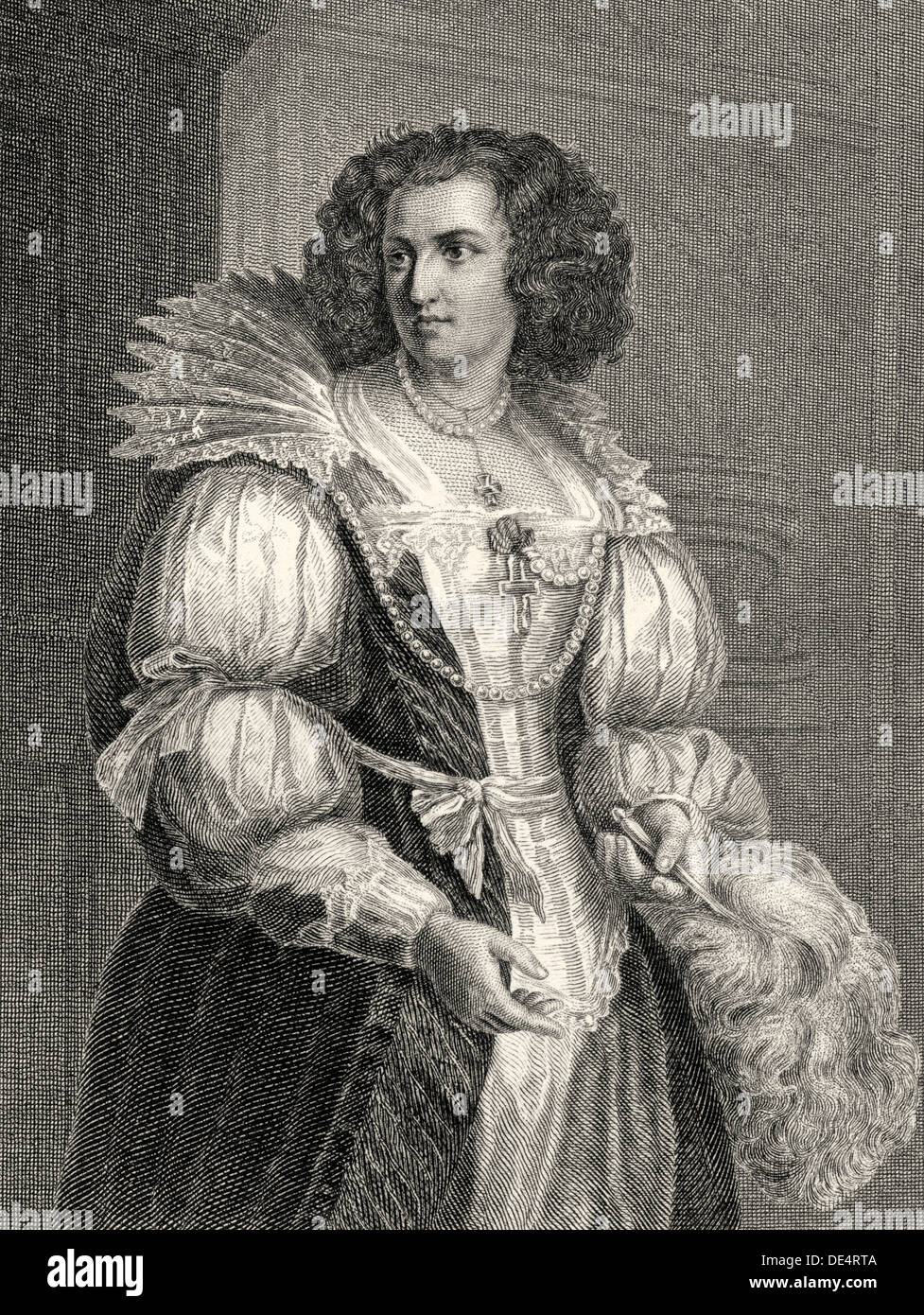 Countess Terzky, character from the drama Wallenstein by Friedrich ...