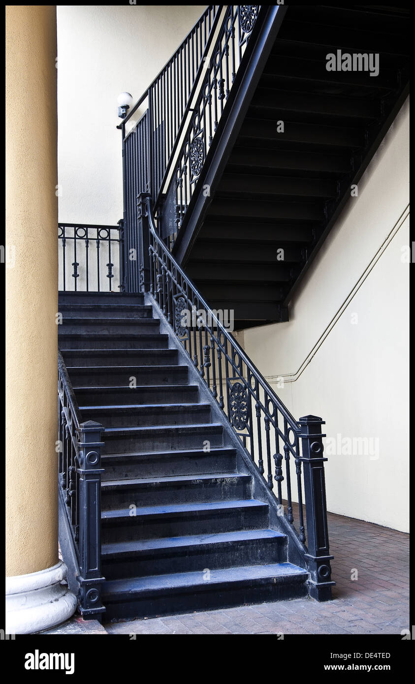 Climbing stairs black hi-res stock photography and images - Alamy