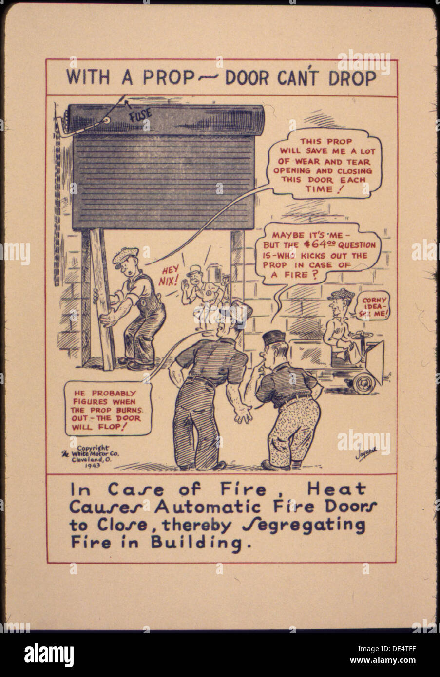 Fire safety poster hi-res stock photography and images - Alamy