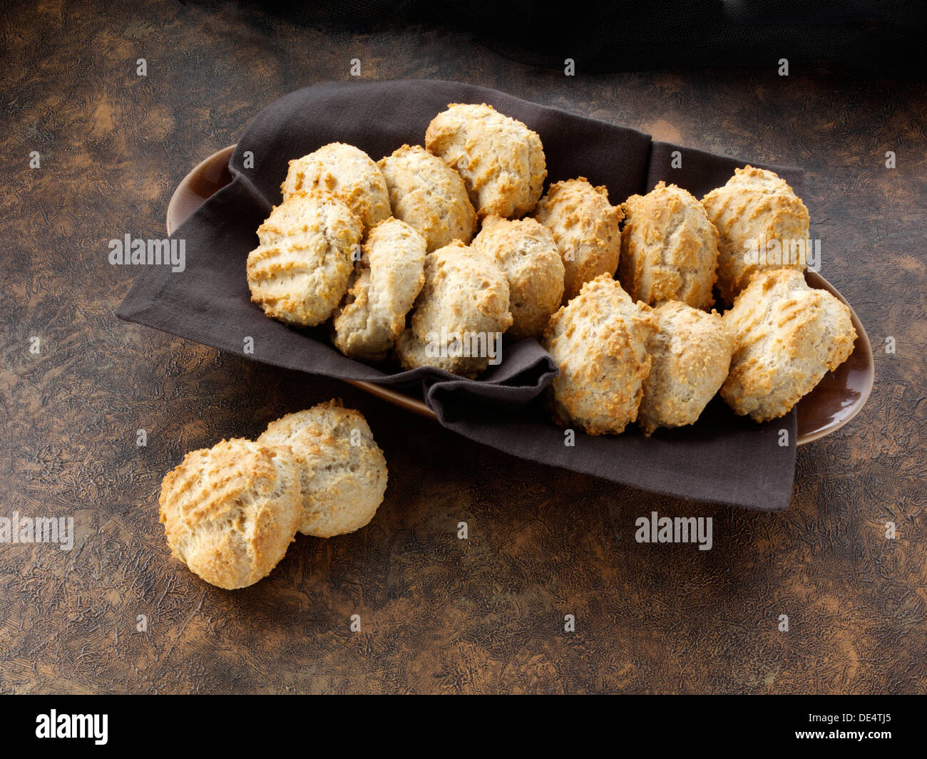 Passover puffs kosher baking home made Stock Photo - Alamy
