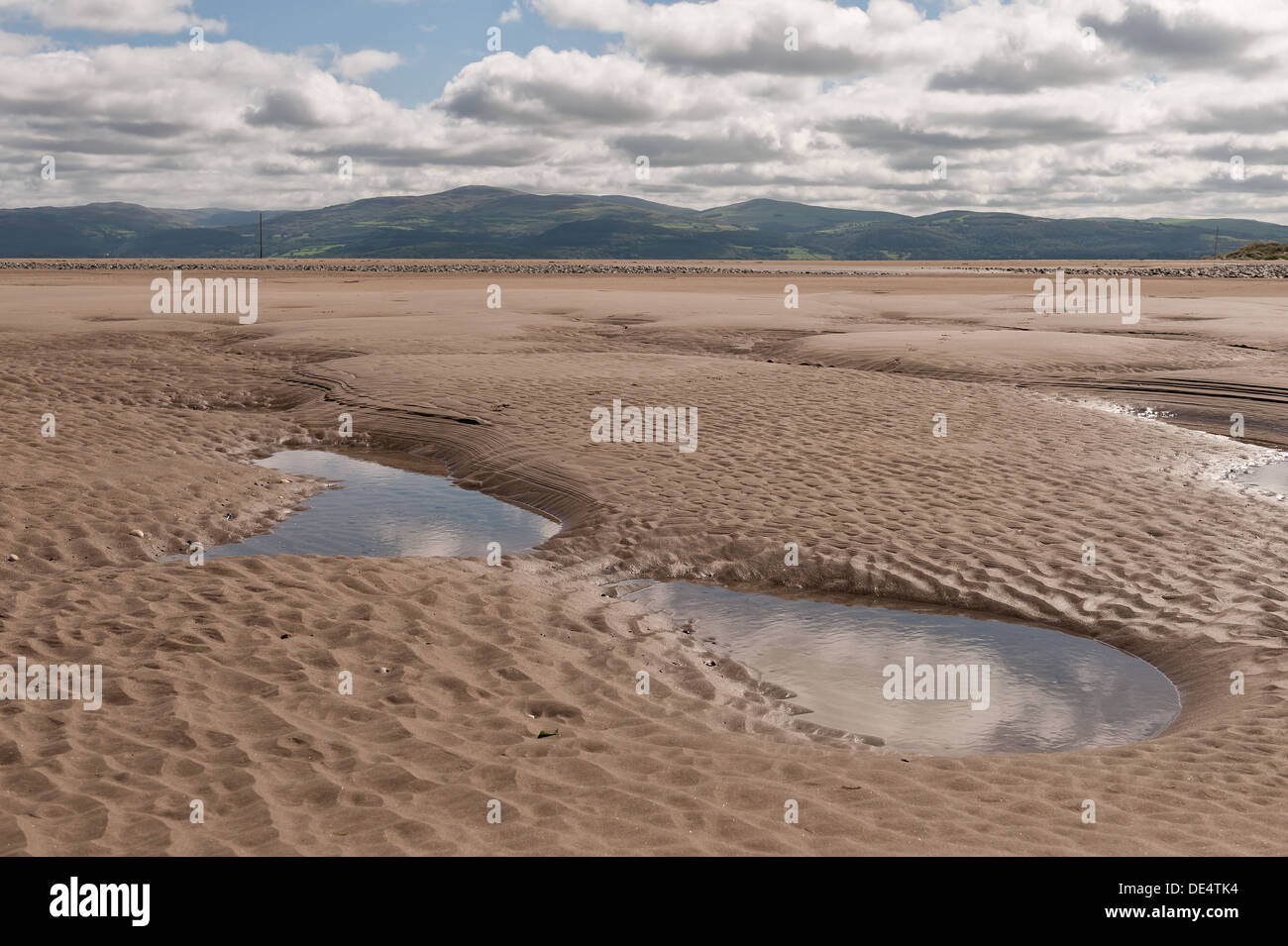 Plynlimon range Pumlumon mountain range in background and exposed vast ...