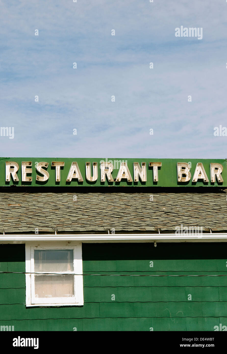 Old fashioned restaurant advertising hi-res stock photography and images - Alamy