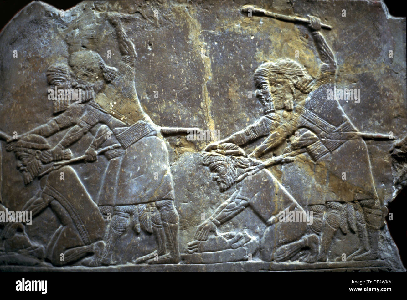 Ashurbanipal at the Battle of Til-Tuba, 650-620 BC. Artist: Assyrian ...