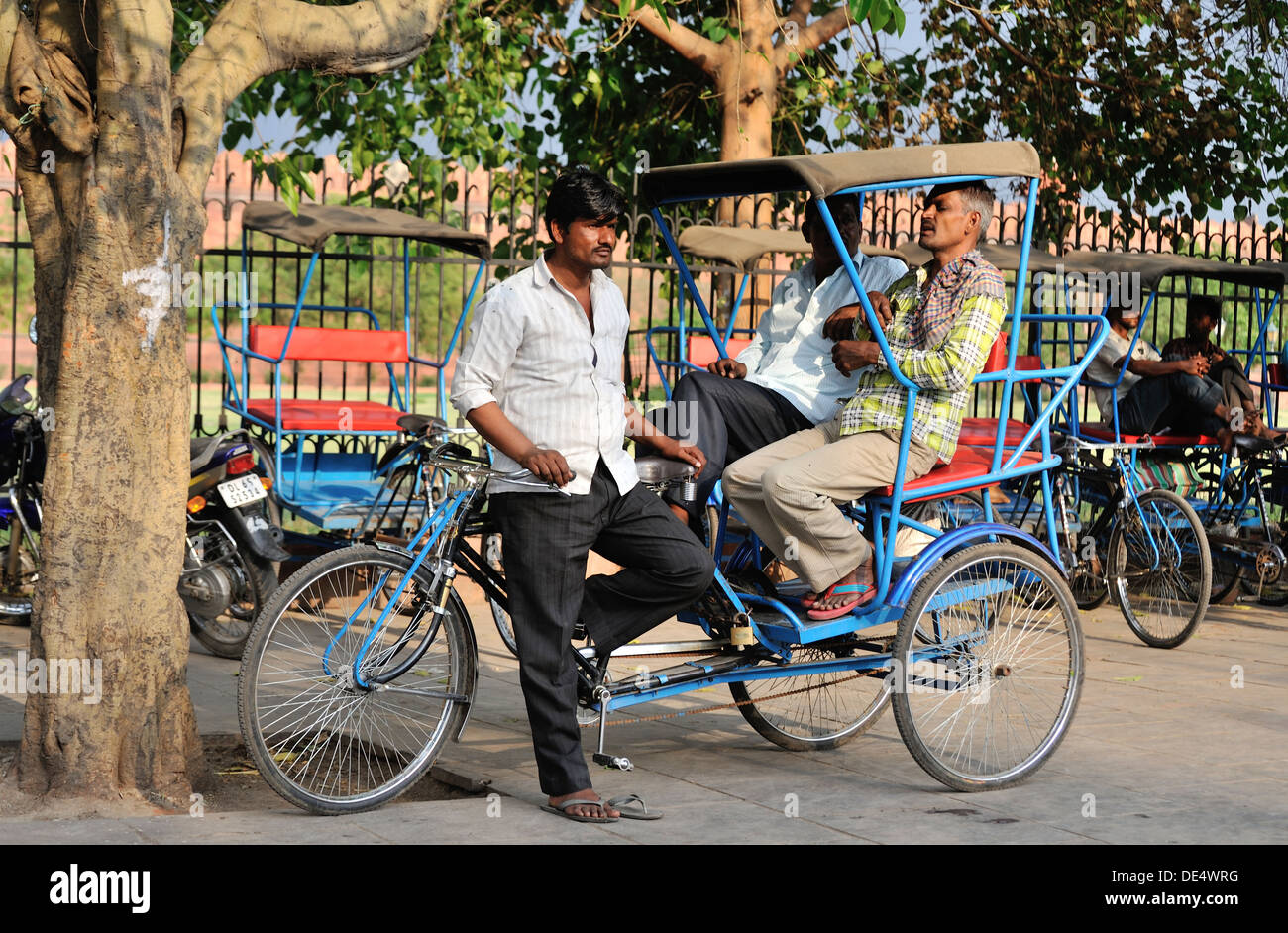 Rickshaws, Delhi, India Stock Photo - Alamy