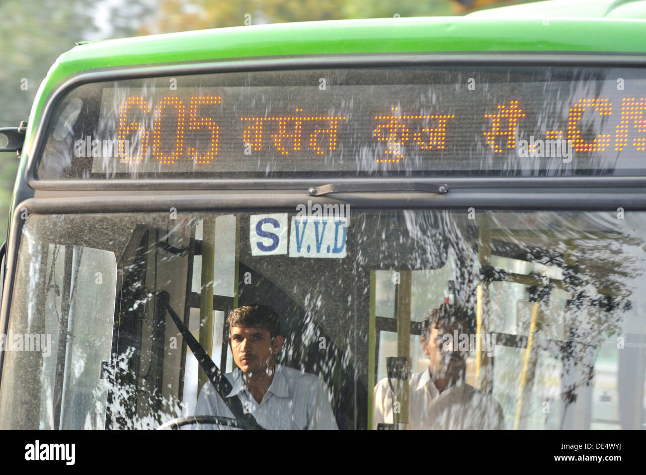 Public bus, Delhi, India Stock Photo - Alamy