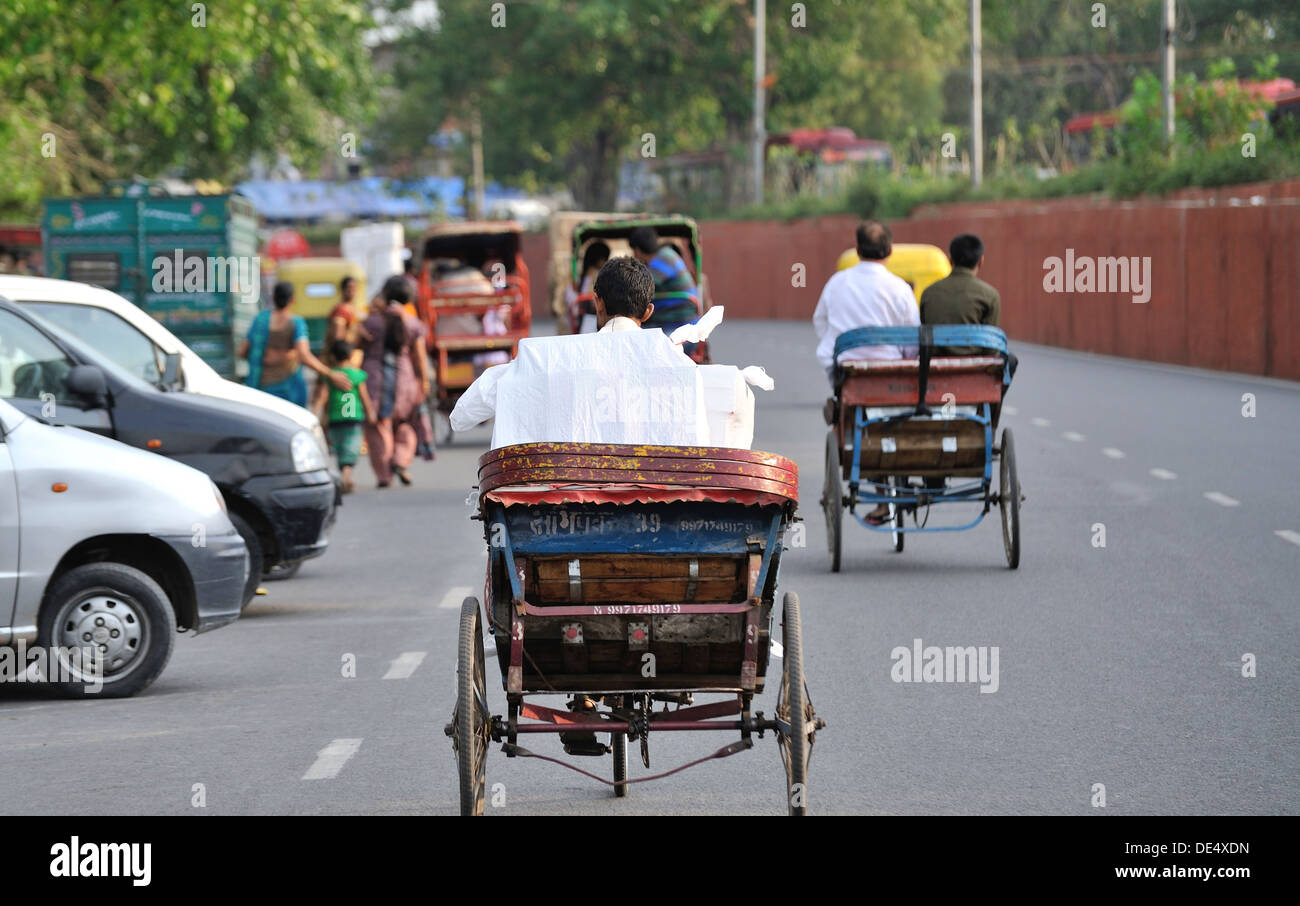 Rickshaws, Delhi, India Stock Photo - Alamy