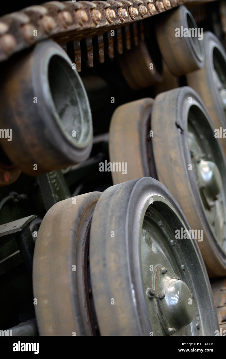 tank track and wheels Stock Photo - Alamy