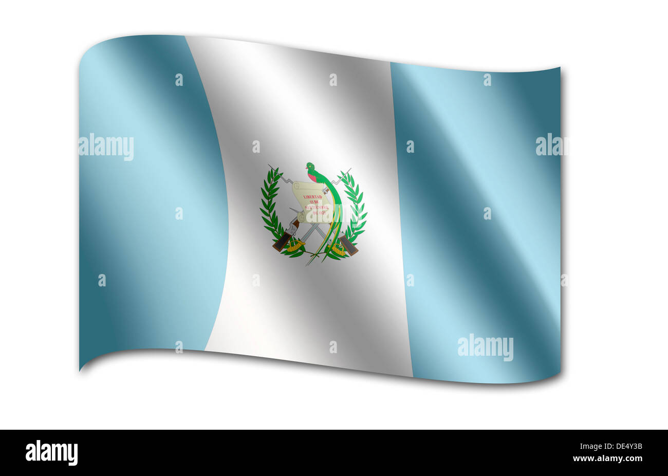 Flag of Guatemala Stock Photo - Alamy