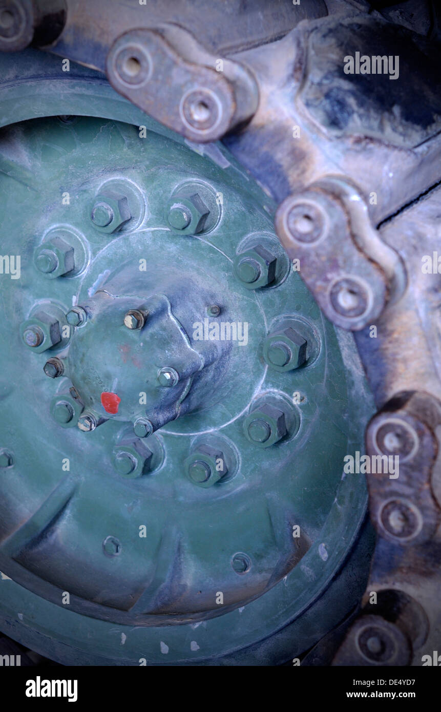 tank track wheel Stock Photo - Alamy