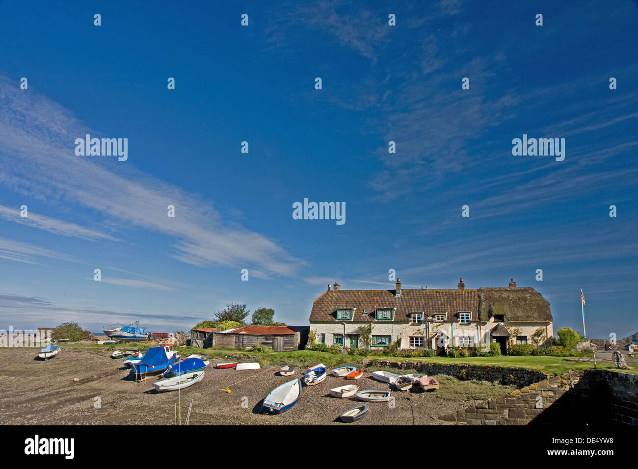 Porlock Weir, Exmoor, Somerset, England, UK Stock Photo - Alamy