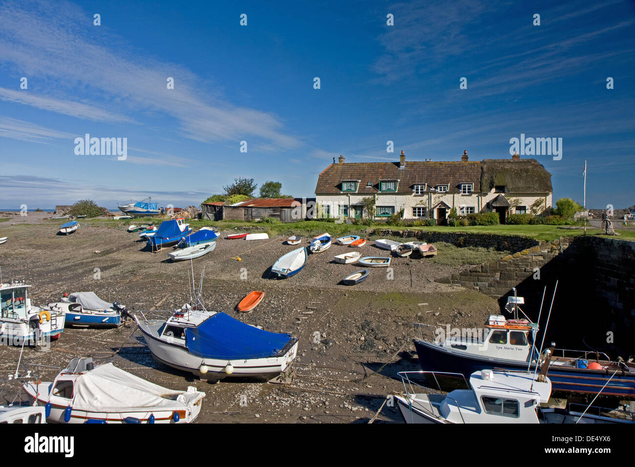 Porlock Weir, Exmoor, Somerset, England, UK Stock Photo - Alamy