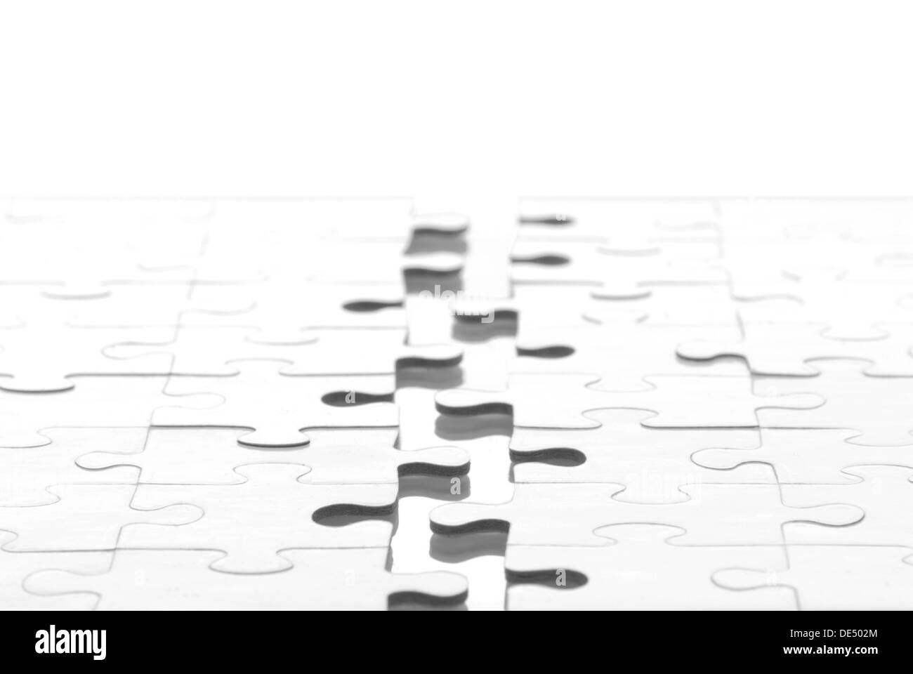 Middle piece missing Black and White Stock Photos & Images - Alamy