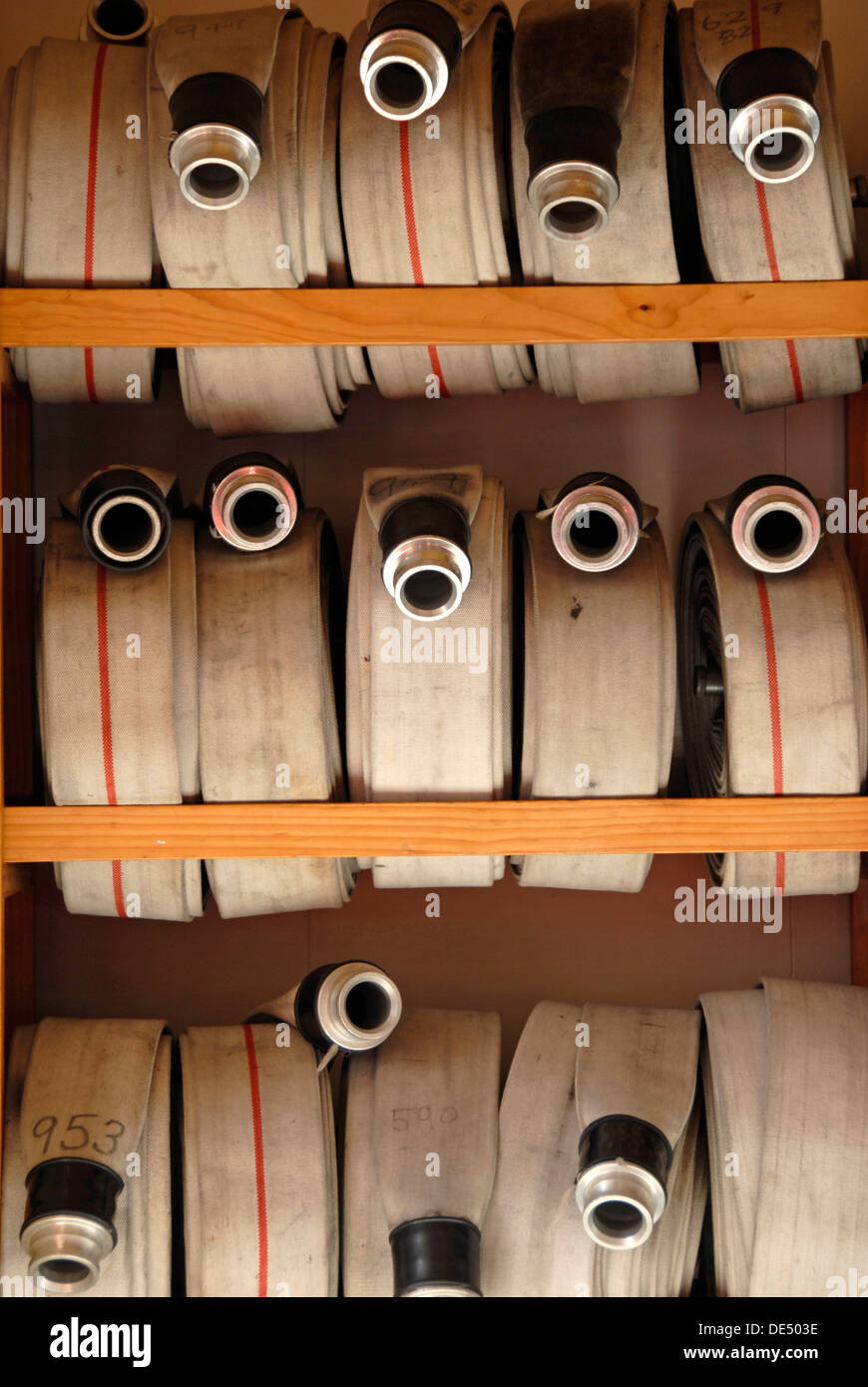 Fire hoses hi-res stock photography and images - Alamy