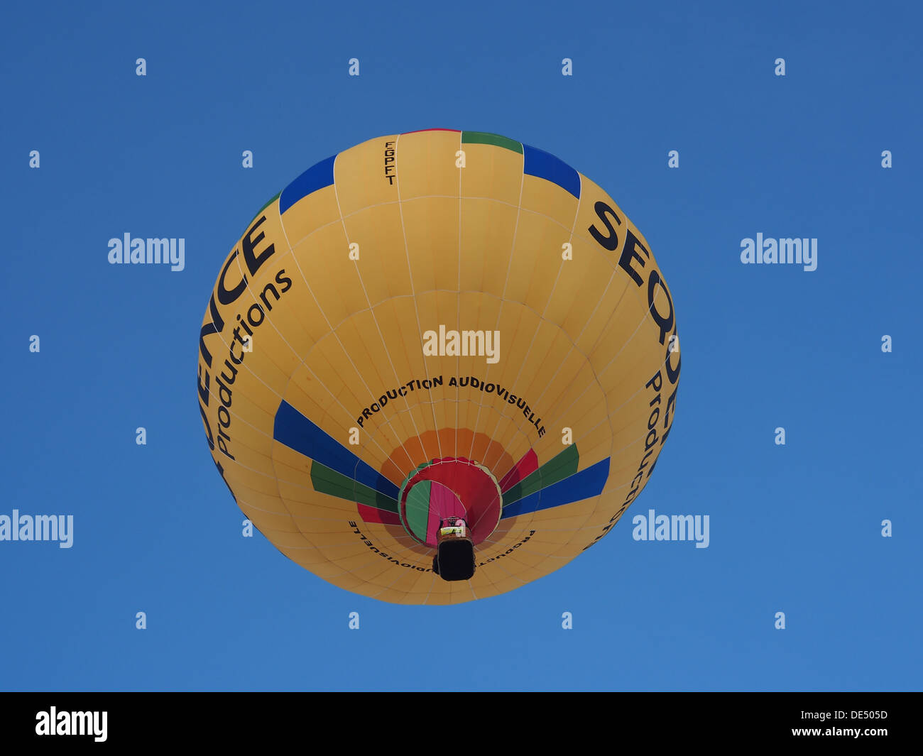 The F-GPFT hot air balloon is shown taking off in Metz, France. Hot air ...