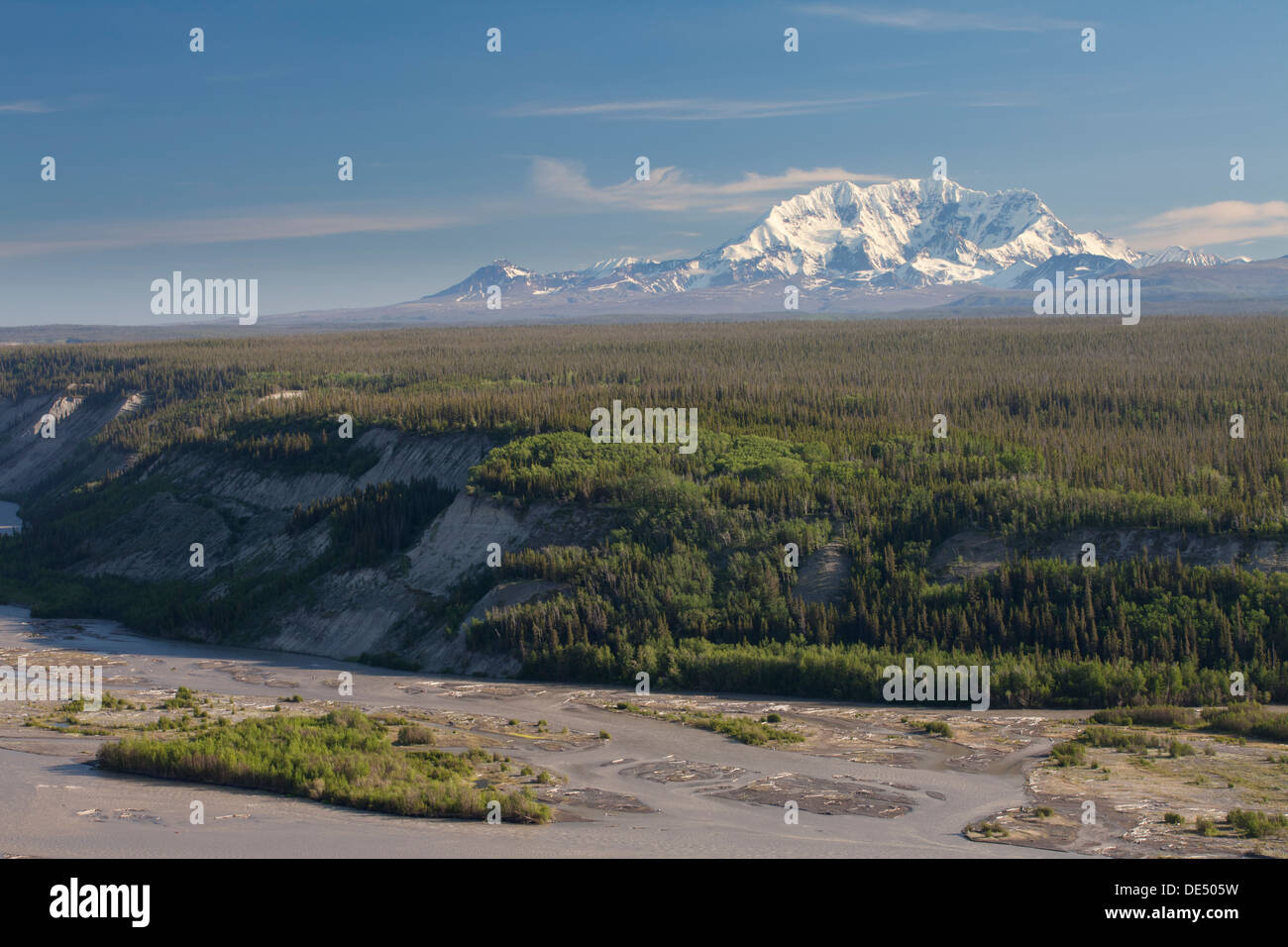Mount Zanetti, Wrangell-St. Elias National Park, Alaska, U.S.A Stock ...