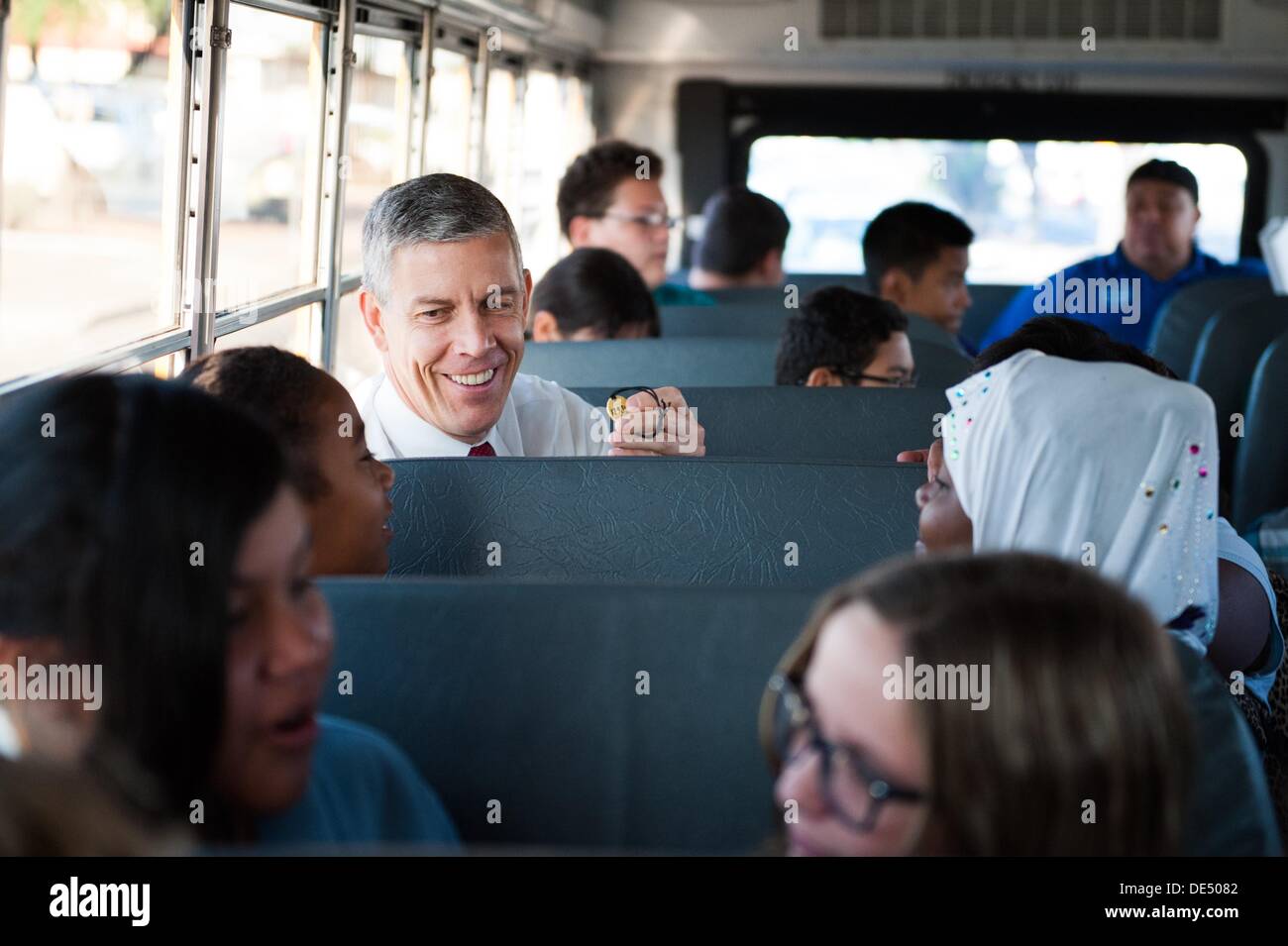 Tucson, Arizona, USA. 11th Sep, 2013. Secretary of Education ARNE ...
