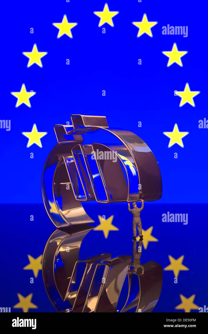 Man carrying currency symbol hi-res stock photography and images - Alamy