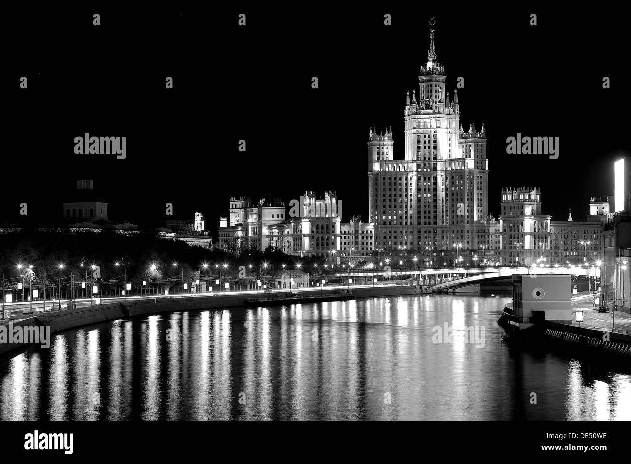 Moscow Black and White Stock Photos & Images - Alamy