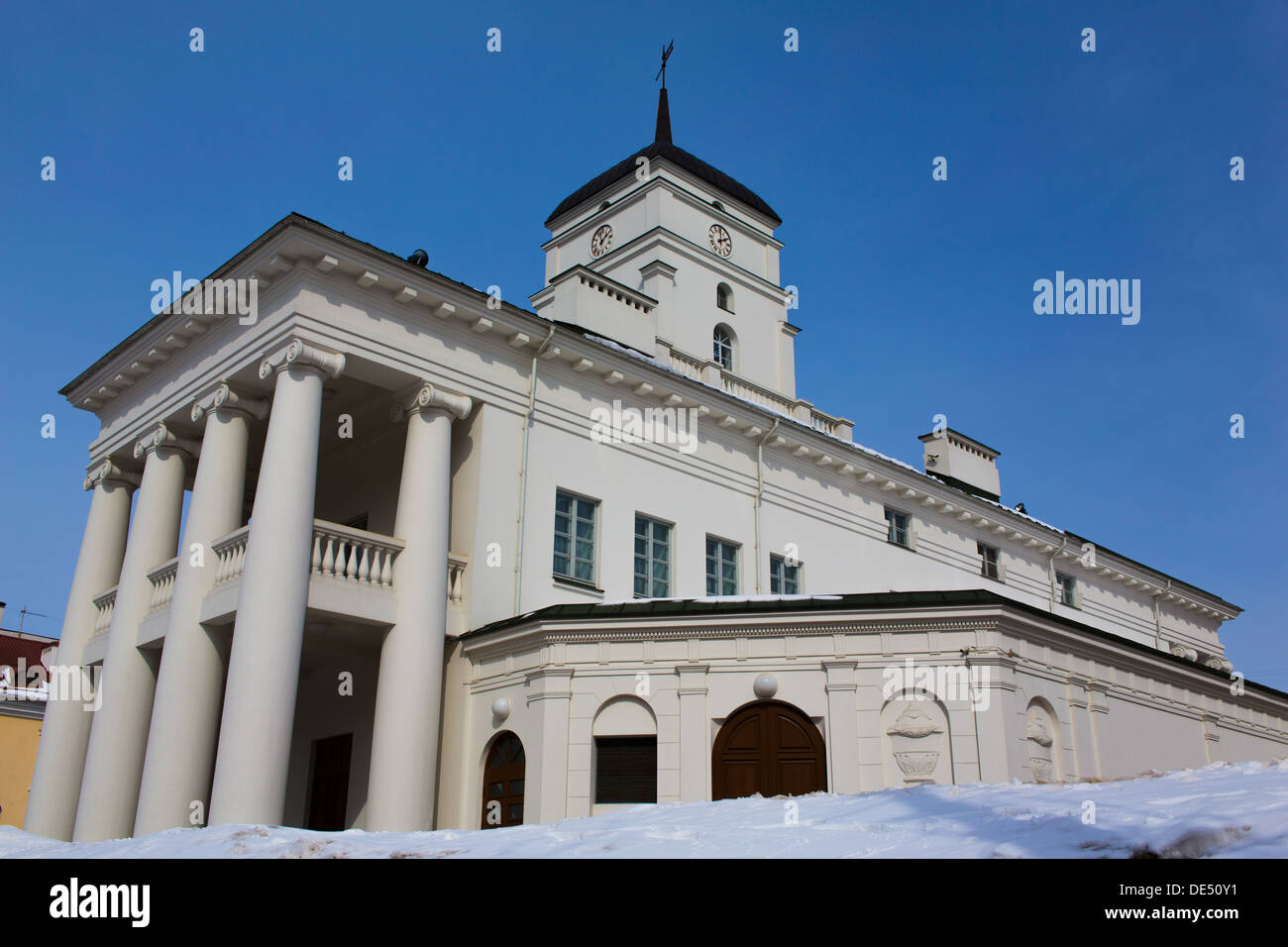 Old city hall building, capital Stock Photo - Alamy