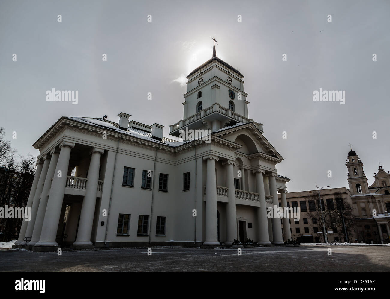 Old city hall building, capital Stock Photo - Alamy