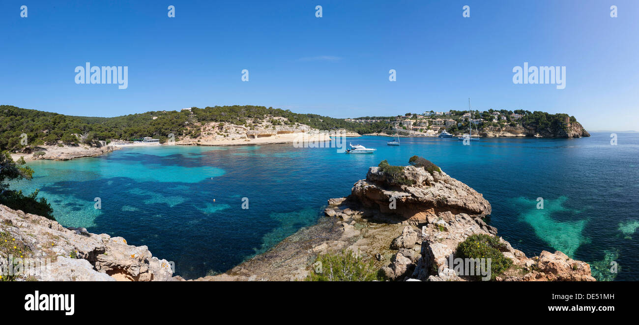 Hidden beach of Portals Vells, Three Finger Bay, Cala Portals Vells ...