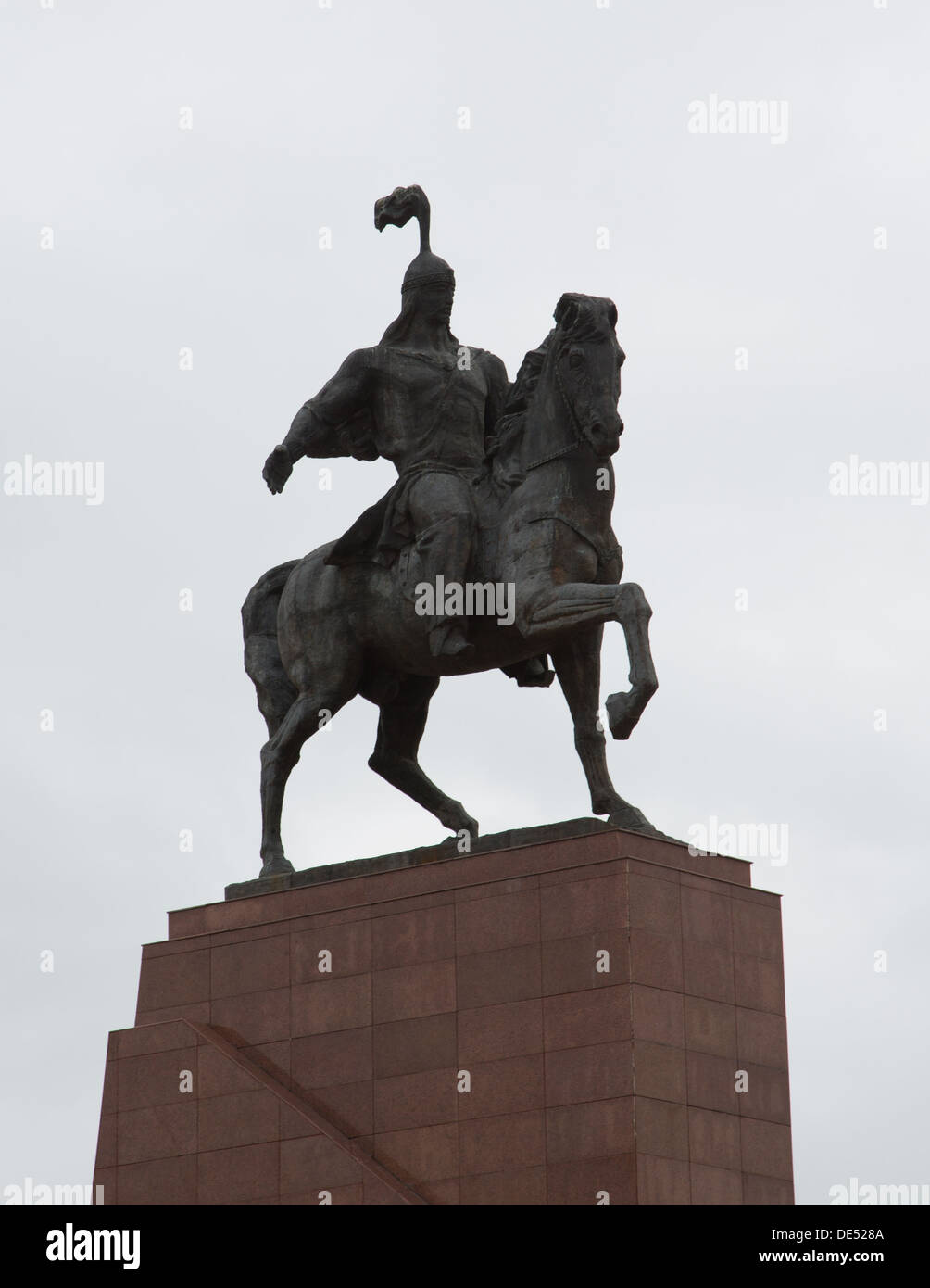 Manas Statue Epic Kyrgyz Hero Stock Photo - Alamy