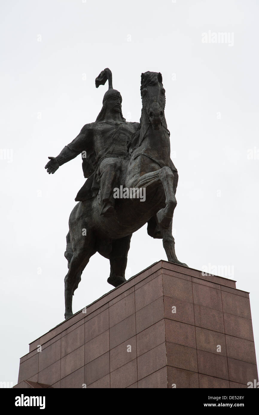 Manas statue national flag hi-res stock photography and images - Alamy
