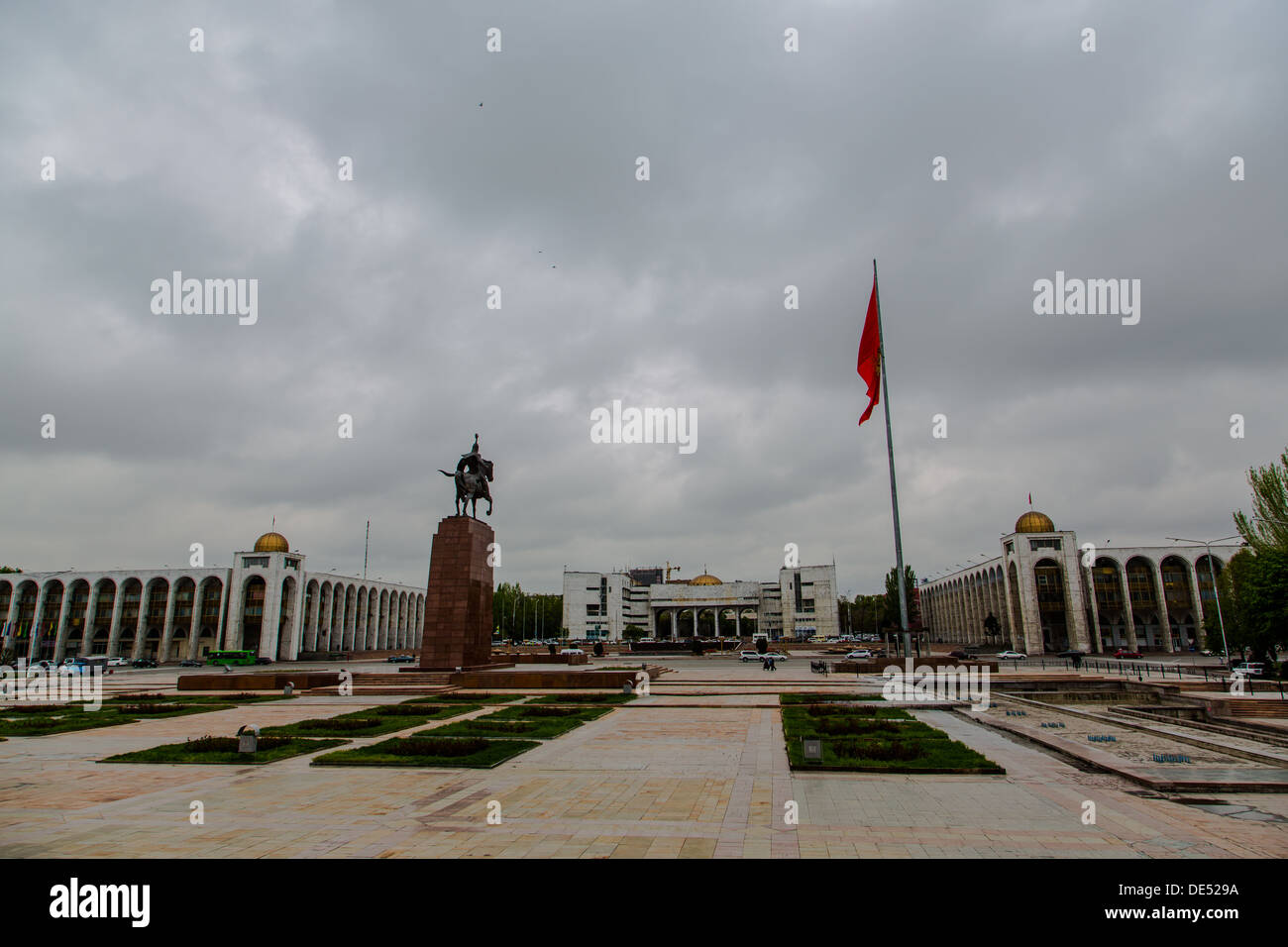 Manas Statue Epic Kyrgyz Hero Stock Photo - Alamy