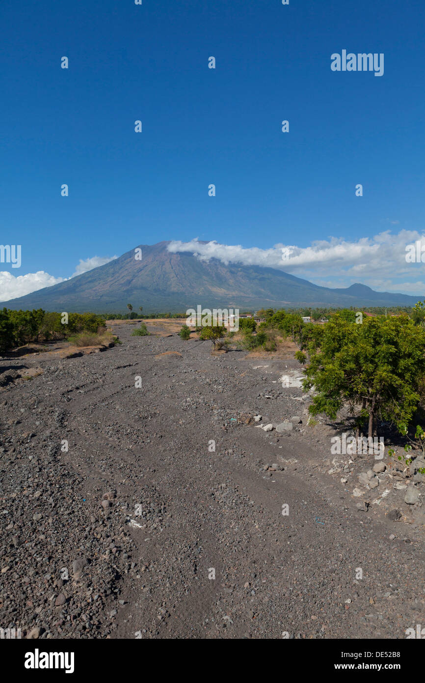 Gunung Agung volcano, Batang, Labasari, Ost-Bali, Bali, Indonesia Stock ...