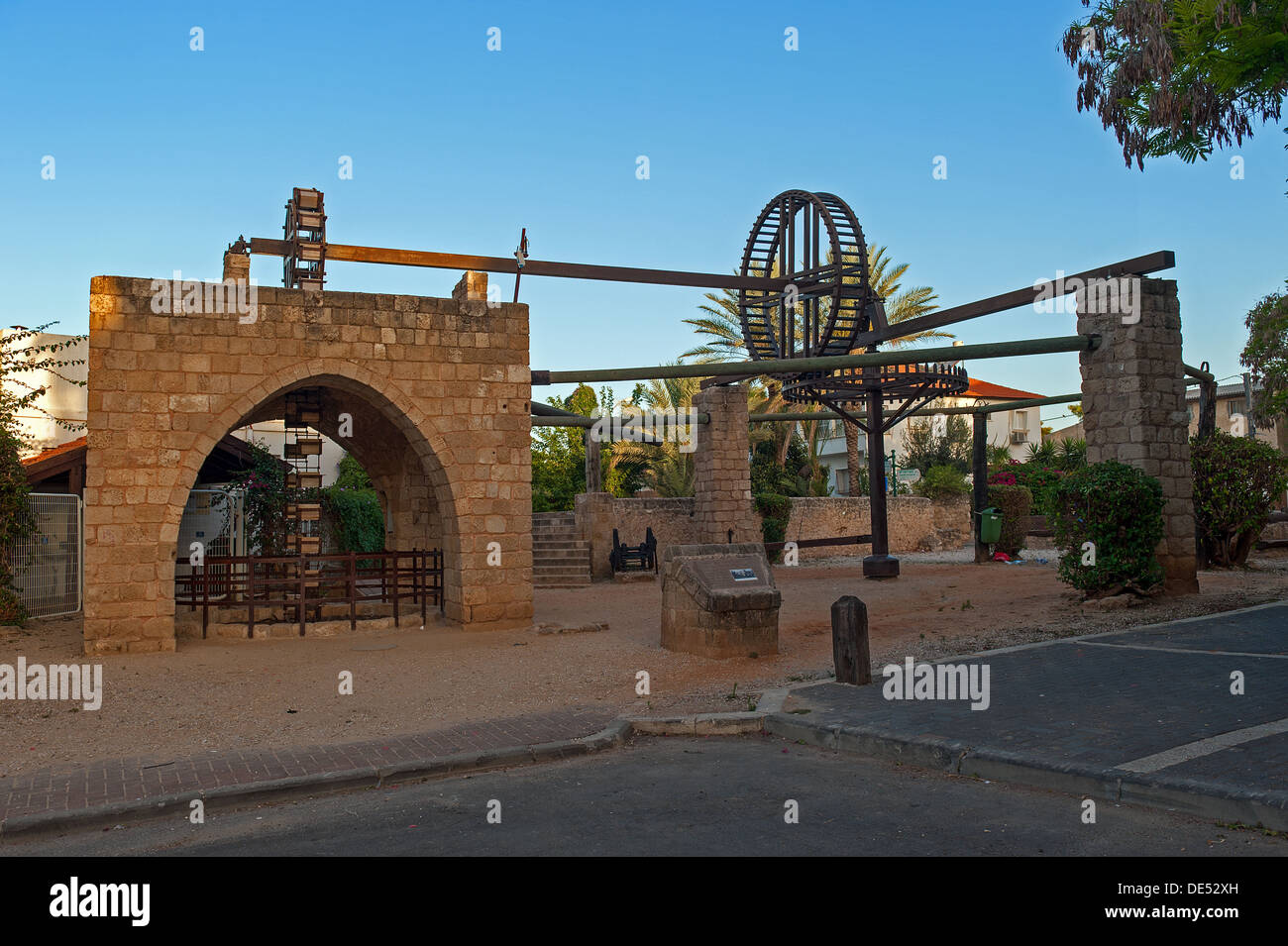 The old Anatilia well in Mazkeret Batya, Israel Stock Photo - Alamy