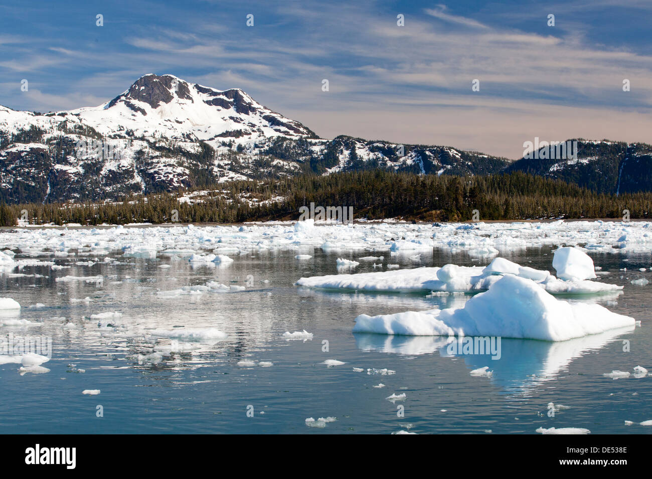 Glacier Columbia, Prince William Sound, Alaska, U.S.A Stock Photo - Alamy
