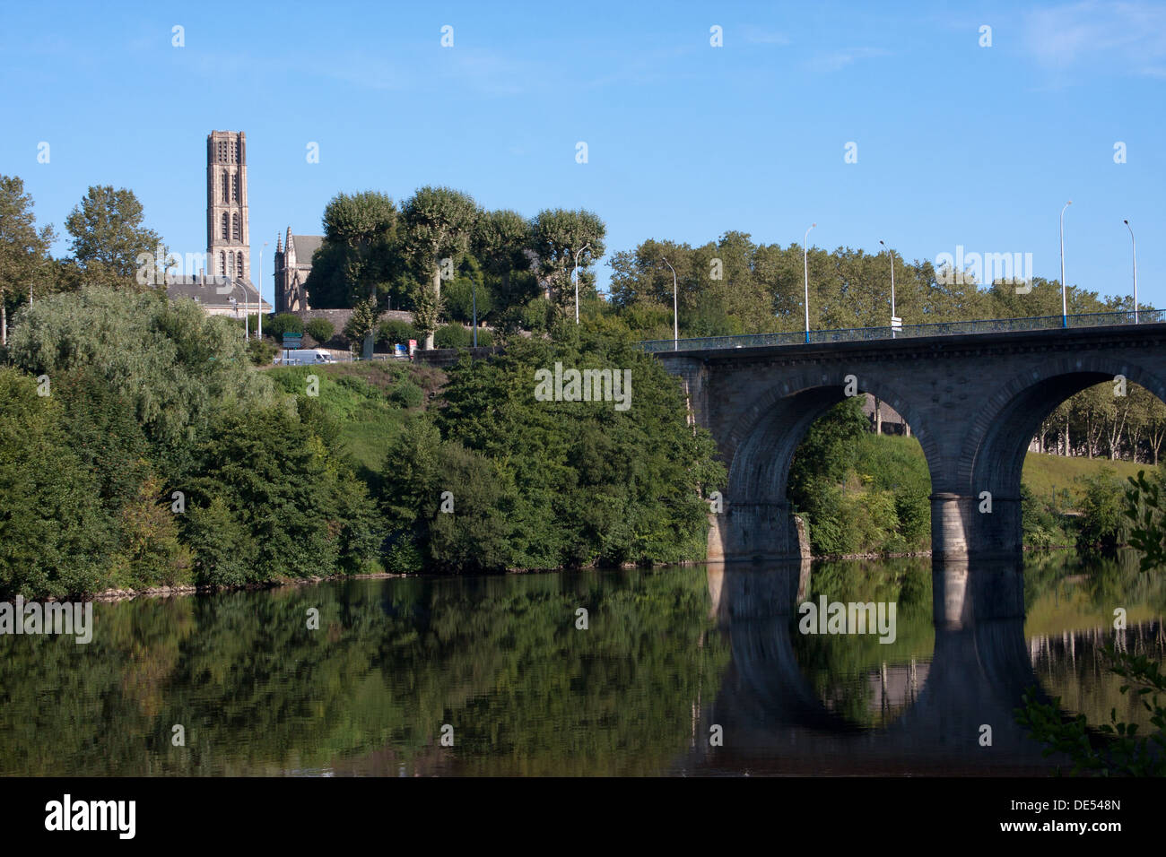 View on Vienne river in Limoges Stock Photo - Alamy